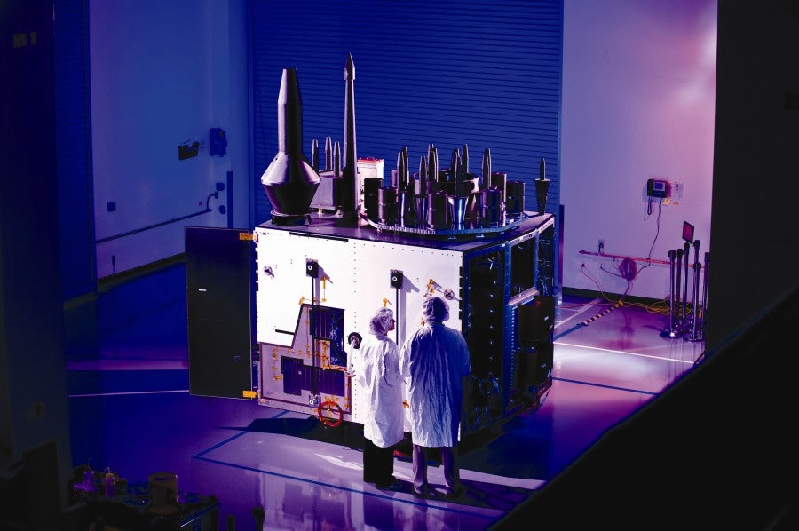 Boeing-built GPS 2F7 Satellite Enters Service for Air Force - Via Satellite