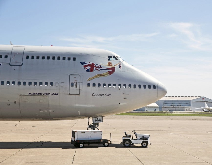 L-3 Receives Virgin Galactic's ‘Cosmic Girl’ 747 Aircraft for ...