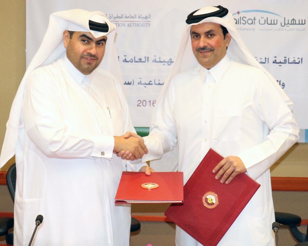 Es’hailSat Signs Satellite Pact with Qatar Civil Aviation Authority ...