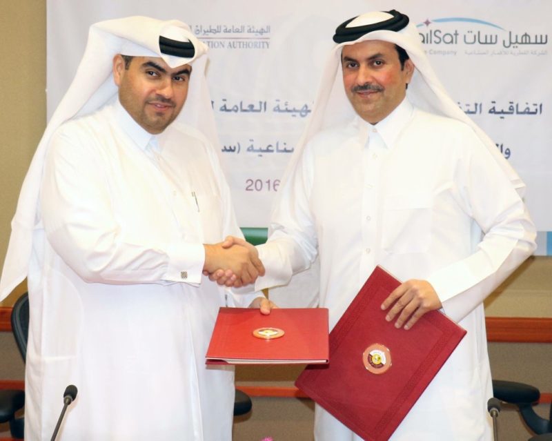 Es’hailSat Signs Satellite Pact with Qatar Civil Aviation Authority ...