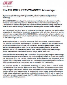 The CPI TWT LIFEEXTENDER™ Advantage - Via Satellite