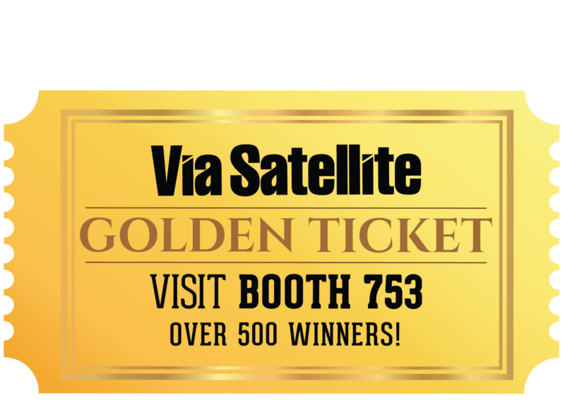 Enter your golden ticket number in the box below - Via Satellite