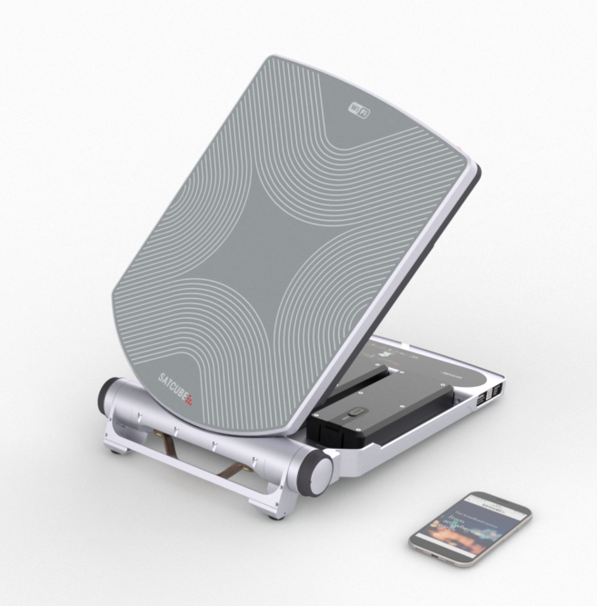 SatCube's Ku-band Mobile Satellite Terminal Wins Design Award - Via ...