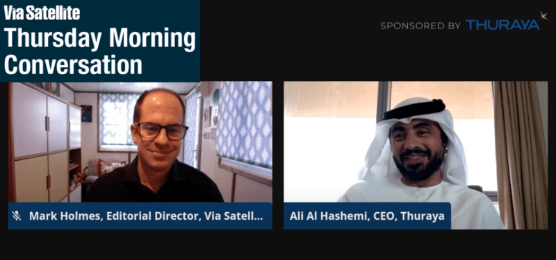 Thursday Morning Conversation with Thuraya CEO Ali Al Hashemi - Via ...