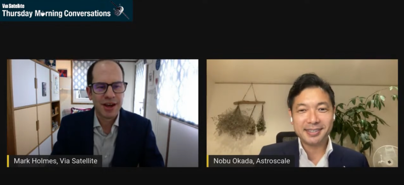 Thursday Morning Conversation with Nobu Okada of Astroscale - Via Satellite