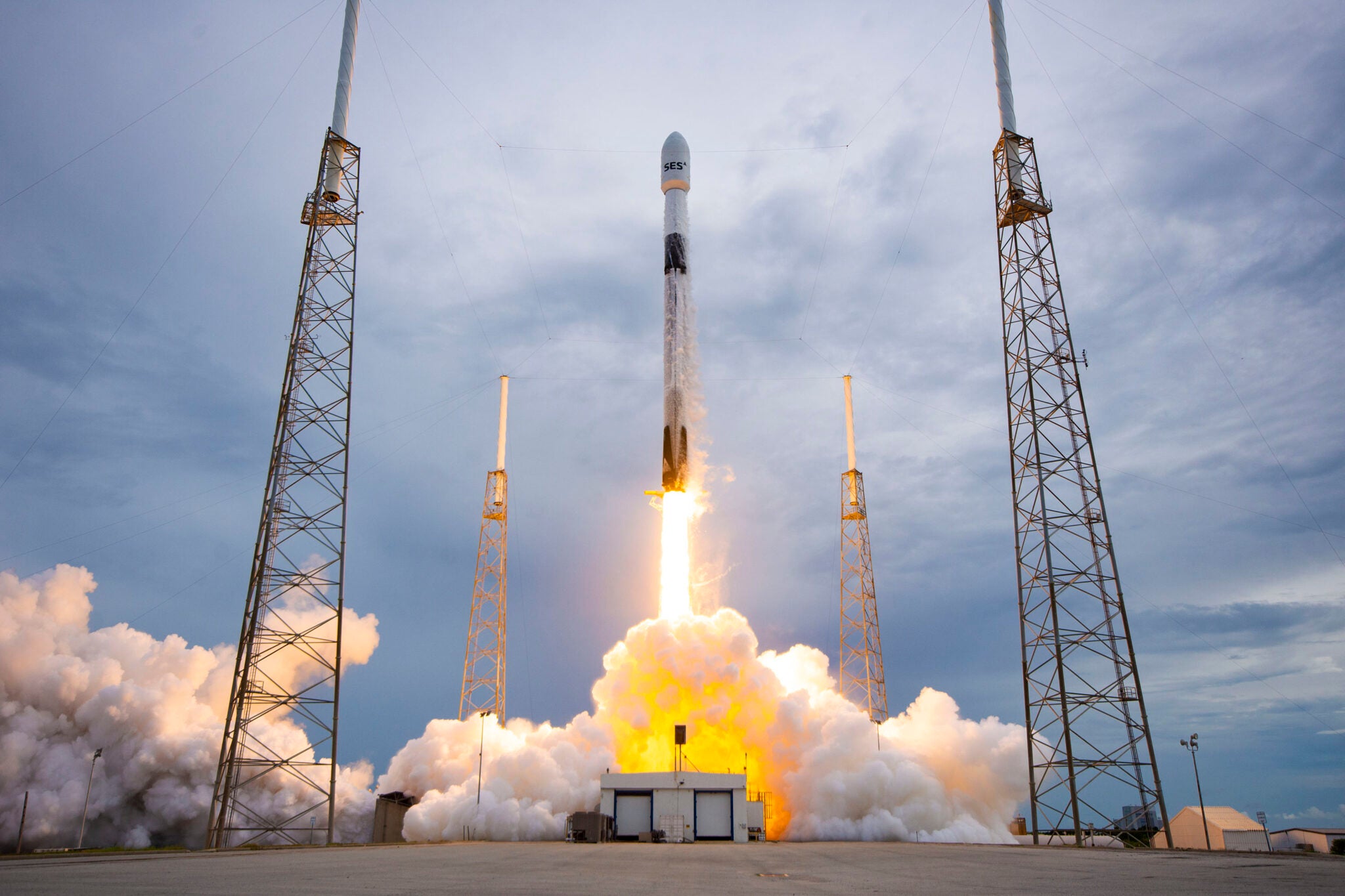 SpaceX Launches C-band Satellite SES-22 for SES - Via Satellite