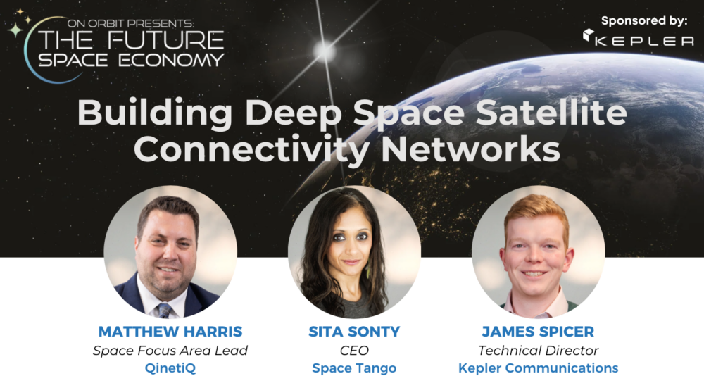 Building Deep Space Satellite Connectivity Networks - Via Satellite