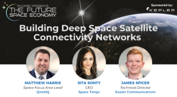 Building Deep Space Satellite Connectivity Networks - Via Satellite
