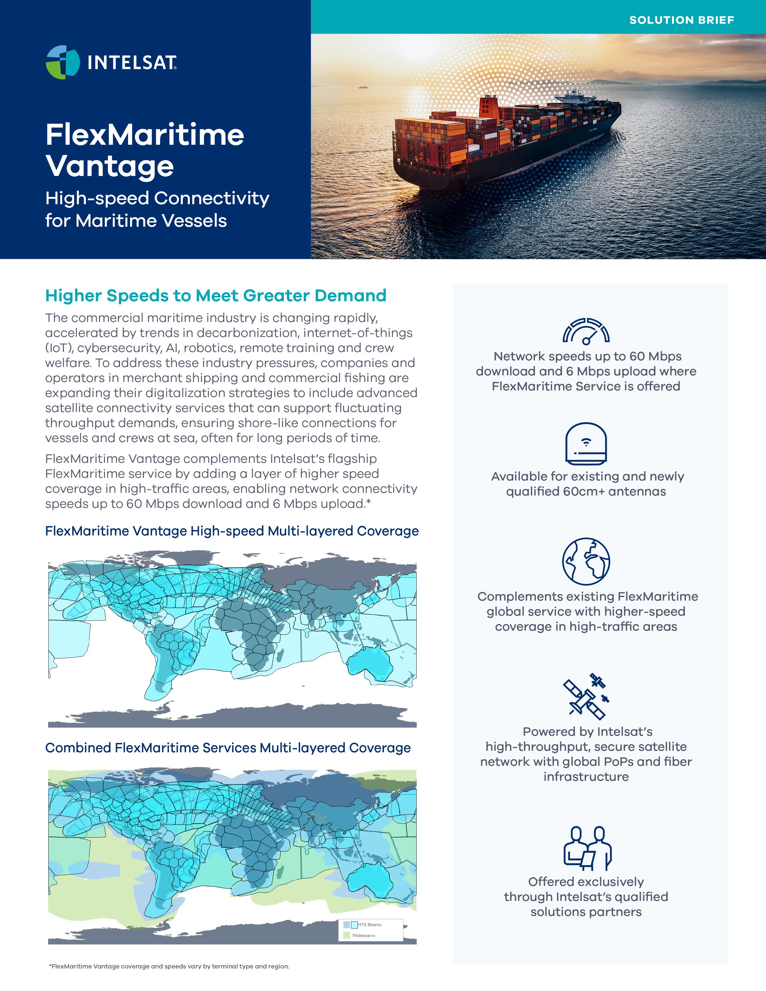 FlexMaritime Vantage - Via Satellite