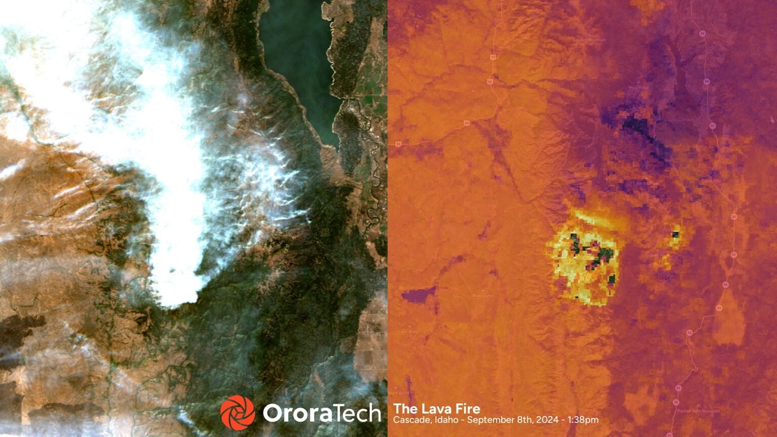 Idaho to Deploy Satellite-Based Wildfire Detection With OroraTech - Via ...